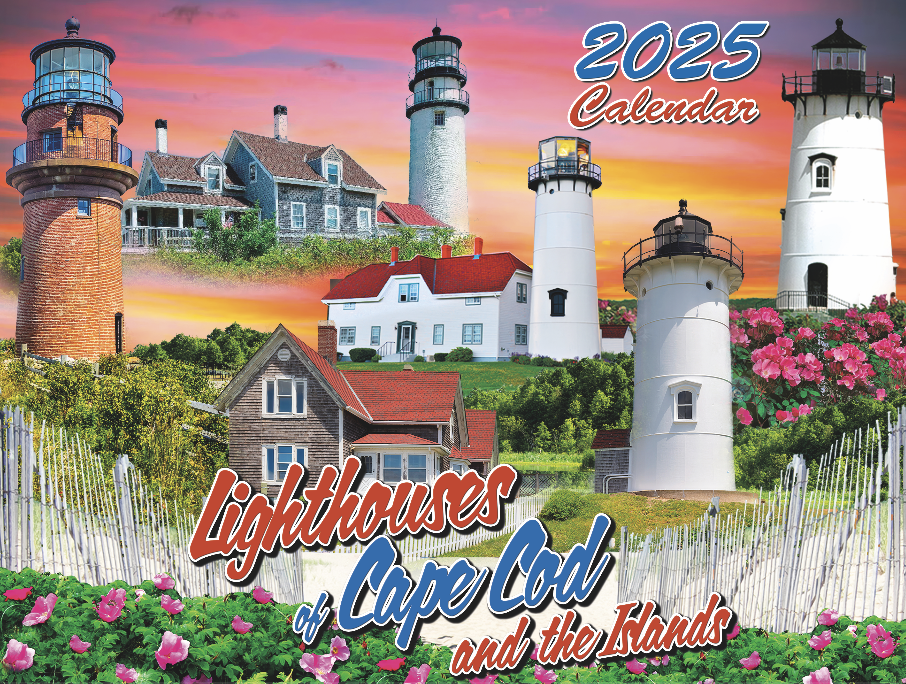 Lighthouses of Cape Cod and the Islands Calendar 2025 | Meds Maps Cape Cod